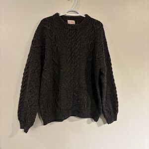 Nonia | Sweaters | Nonia Newfoundland Handknits Wool Cable Knit Sweater ...